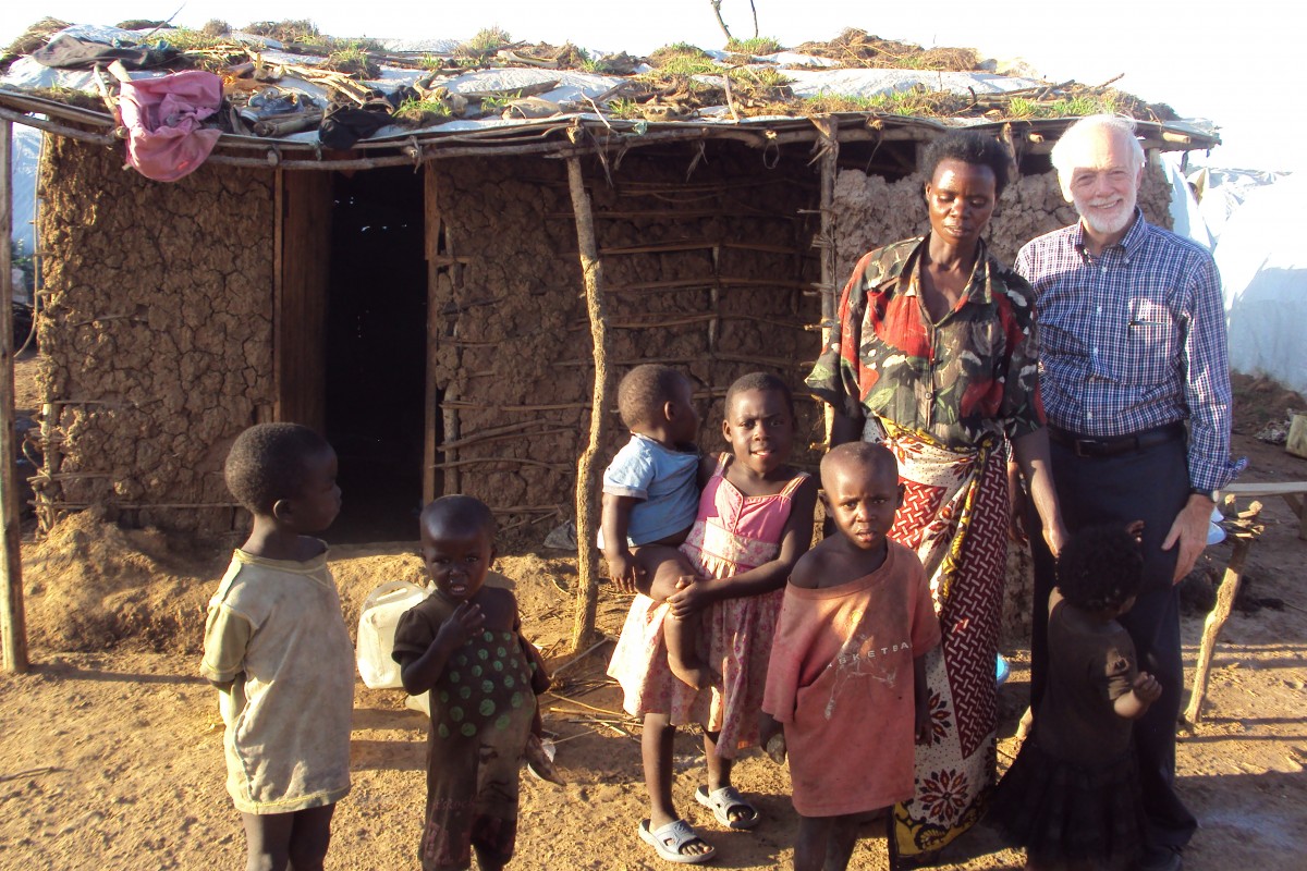 Nelson & Refugee Family – Stick Hut | Gospel Express Ministries