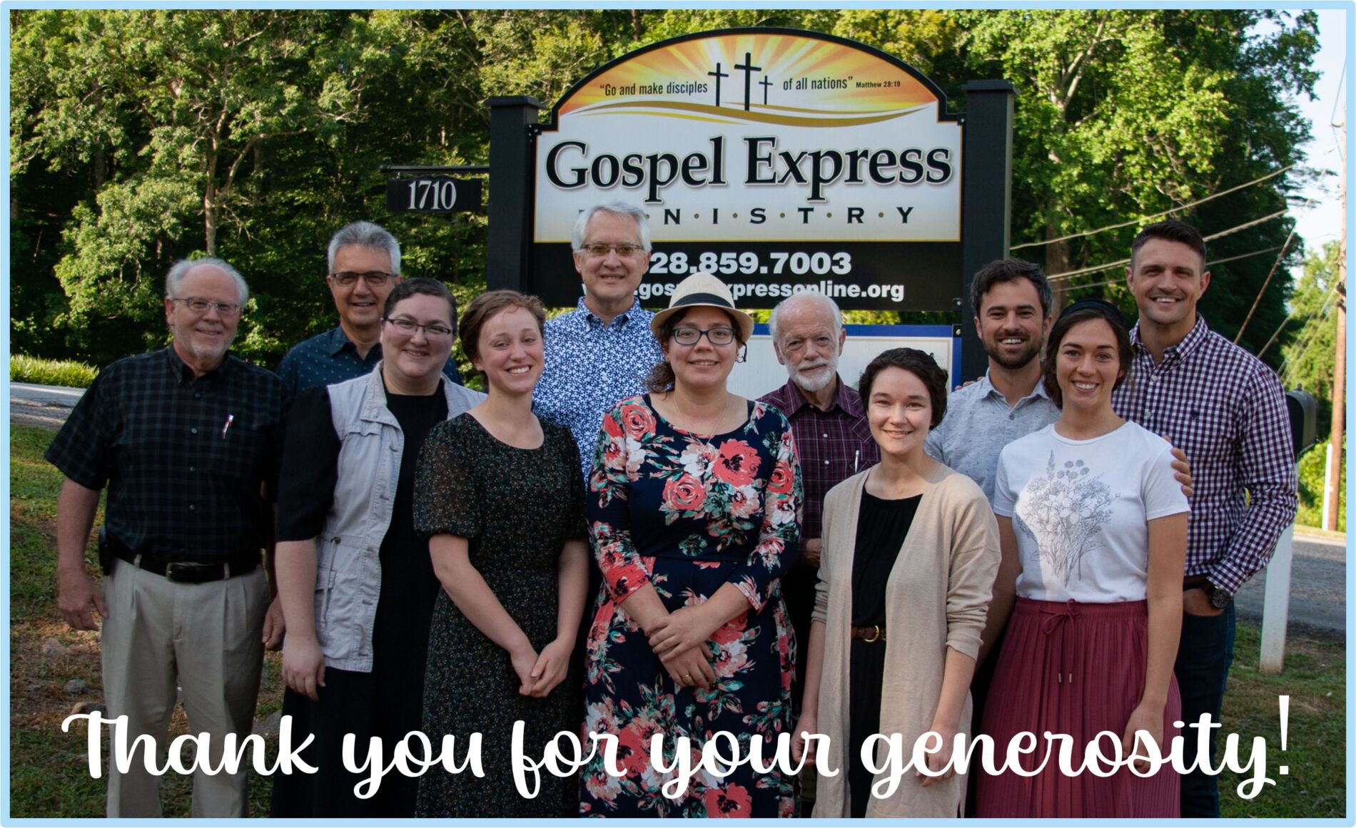 Make A Donation | Gospel Express Ministries